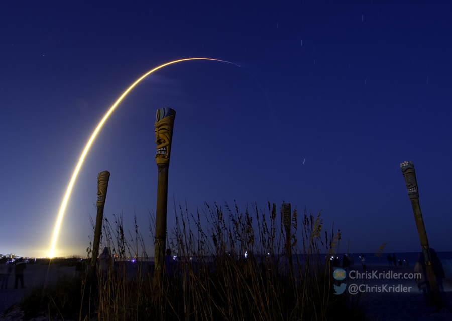 Chris Kridler | Sky Diary | Beautiful night launches light up the Space ...